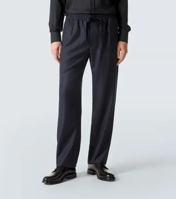 Dolce & Gabbana Virgin Wool Straight Pants