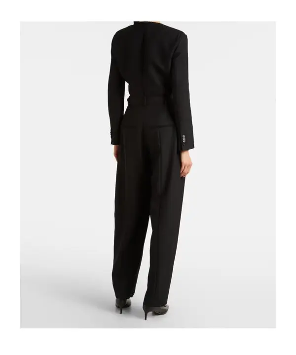 Khaite Dugan Wool Tapered Pants