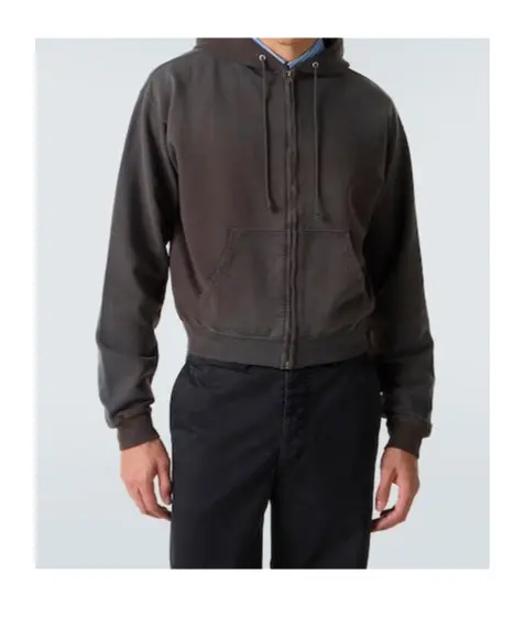 Auralee Cotton Jersey Hoodie
