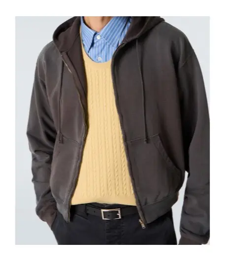 Auralee Cotton Jersey Hoodie