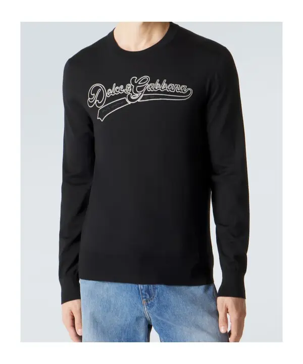 Dolce & Gabbana Logo Virgin Wool Sweater