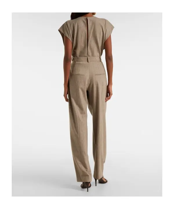 Khaite Dugan Wool-blend Tapered Pants