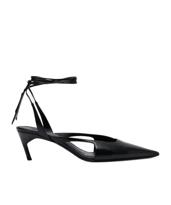 Attico Diane 55 Leather Slingback High-heeled Sandals