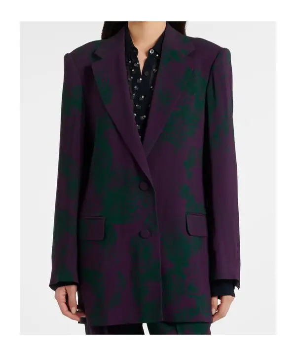 Dries Van Noten Printed Blazer