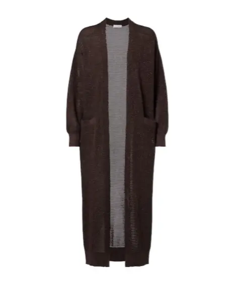 Brunello Cucinelli Cotton-blend Lamé Cardigan