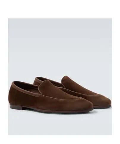 John Lobb Tyne Suede Loafers