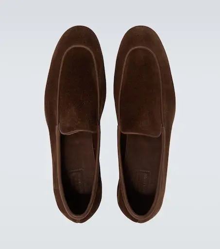 John Lobb Tyne Suede Loafers