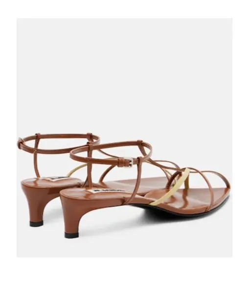 JIL SANDER Leather Sandals