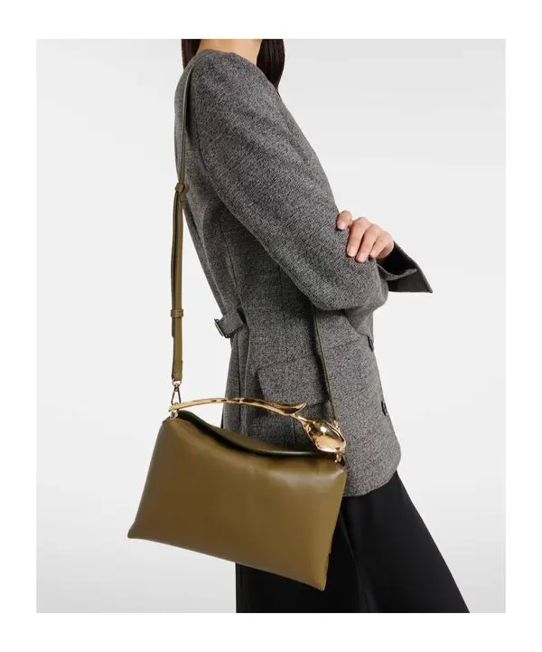 Erdem Bloom Medium Leather Top-handle Bag