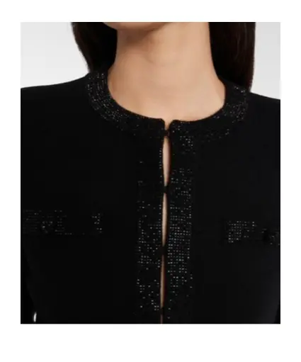 Tory Burch Embellished Wool-blend Cardigan