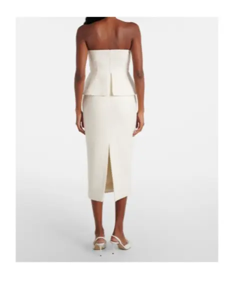 SELF-PORTRAIT Tube Top Mid-length Dress Dress