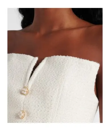 SELF-PORTRAIT Tube Top Mid-length Dress Dress