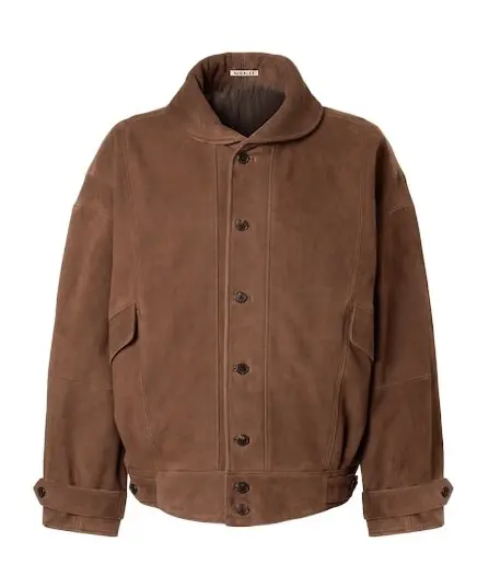 Auralee Suede Blouson Jacket