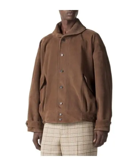 Auralee Suede Blouson Jacket