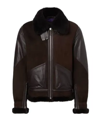 Ralph Lauren Leather And Suede Jacket