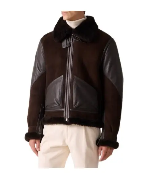 Ralph Lauren Leather And Suede Jacket