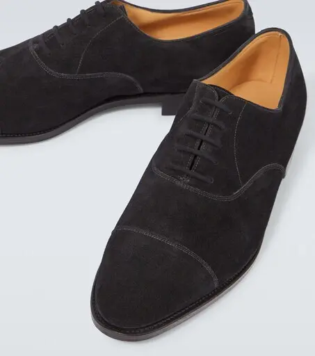 John Lobb Suede Derby Shoes