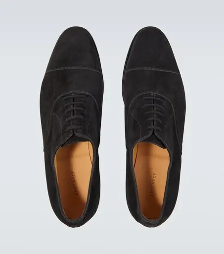 John Lobb Suede Derby Shoes