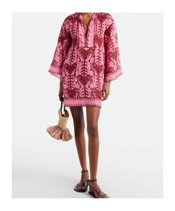 Johanna Ortiz Printed Linen Tunic