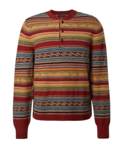 Ralph Lauren Wool-blend Jacquard Sweater - Brown