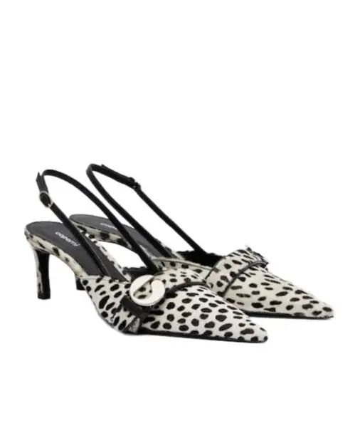 Coperni Animal Print High Heels - Black