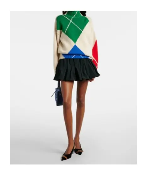 J.W.ANDERSON Leather-trimmed Velvet Slingback Pumps