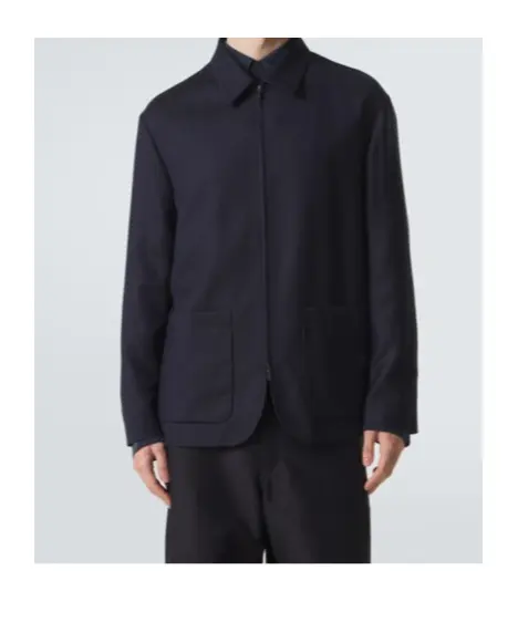 Giorgio Armani Chevron Wool And Cashmere-blend Jacket