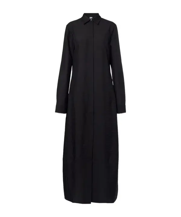TOTEME Silk-blend Shirt Dress