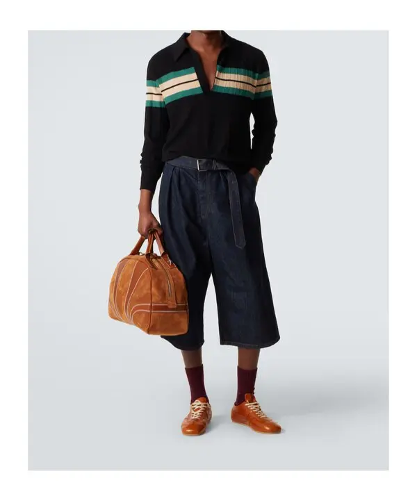 Dries Van Noten Striped Polo Sweater