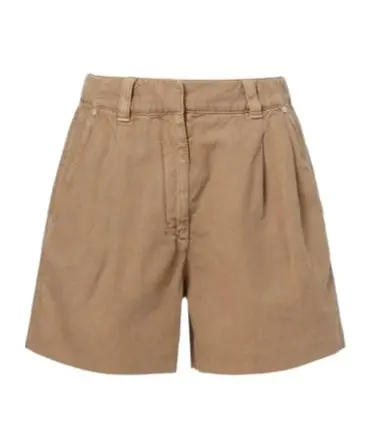 Brunello Cucinelli Cotton And Linen Bermuda Shorts