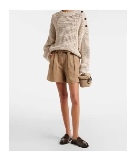 Brunello Cucinelli Cotton And Linen Bermuda Shorts