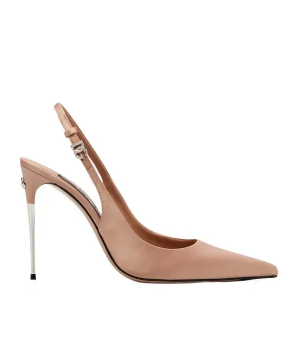 Dolce & Gabbana Dg Satin Slingback Pumps