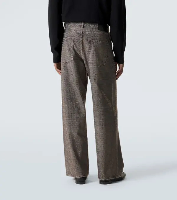 Acne Studios Embellished Wide-leg Jeans