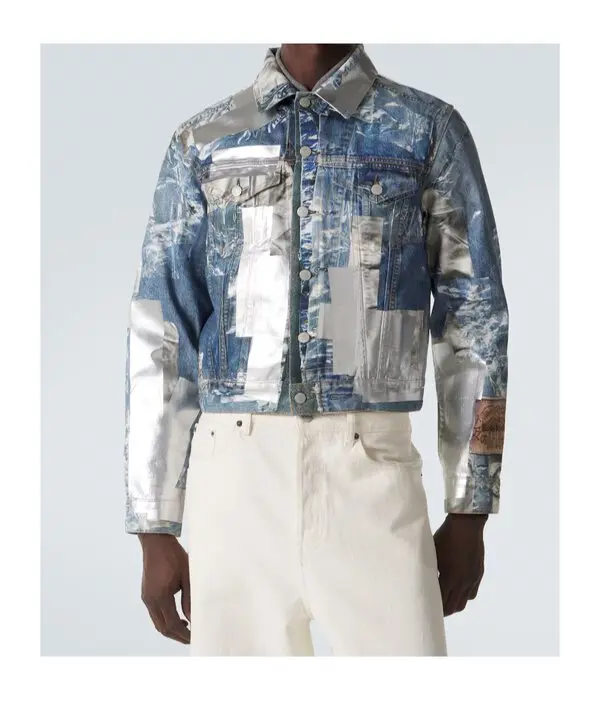 Acne Studios Printed Denim Jacket
