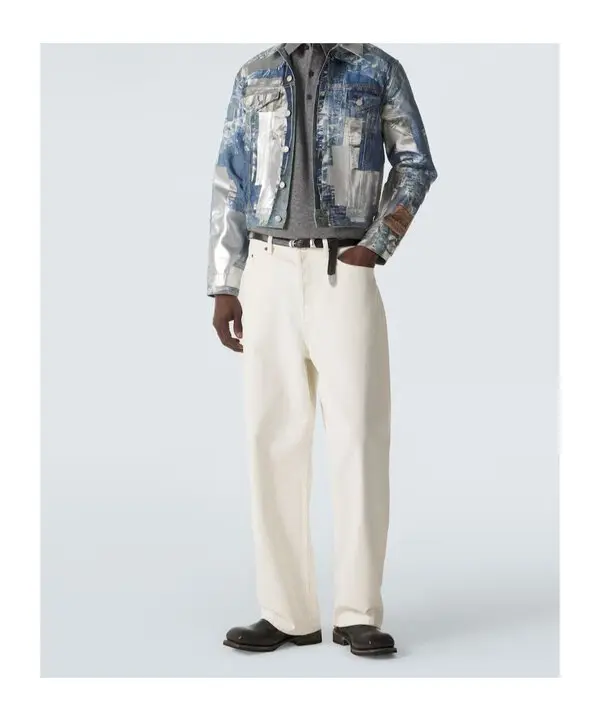 Acne Studios Printed Denim Jacket