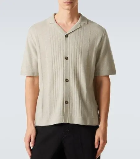 Le Kasha Gerone Knitted Cashmere Polo Shirt