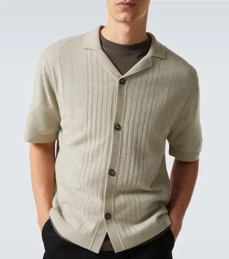 Le Kasha Gerone Knitted Cashmere Polo Shirt