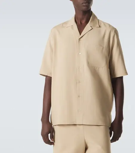 Le Kasha Silk Bowling Shirt