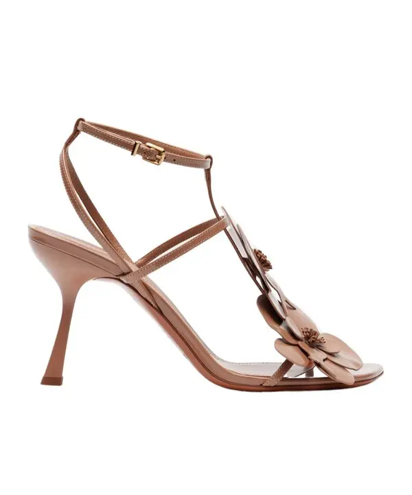 Zimmermann Orchid 85 Leather Sandals