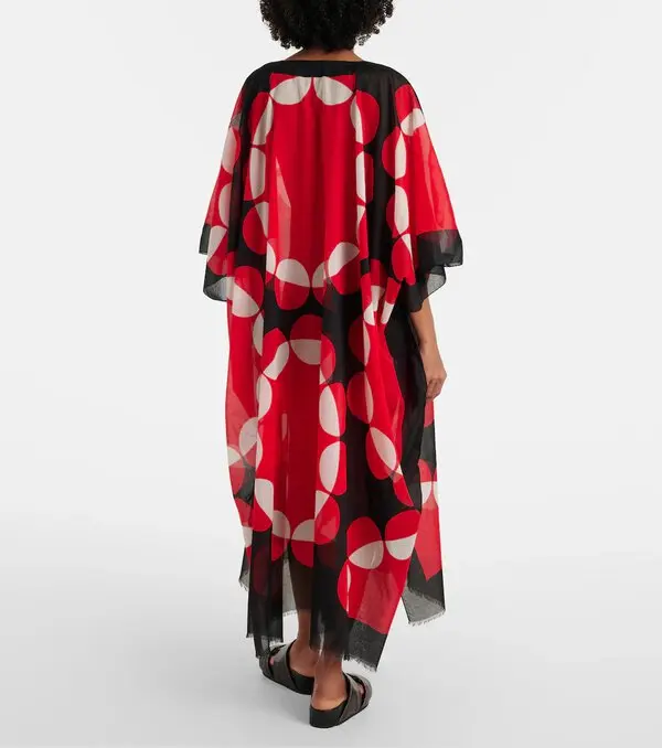 Dries Van Noten Printed Cotton Kaftan