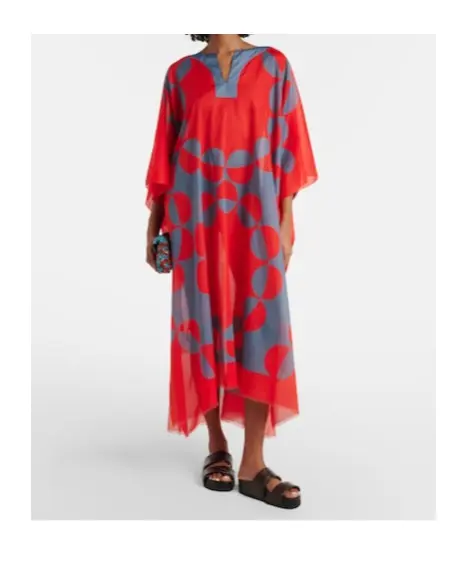 Dries Van Noten Printed Cotton Kaftan
