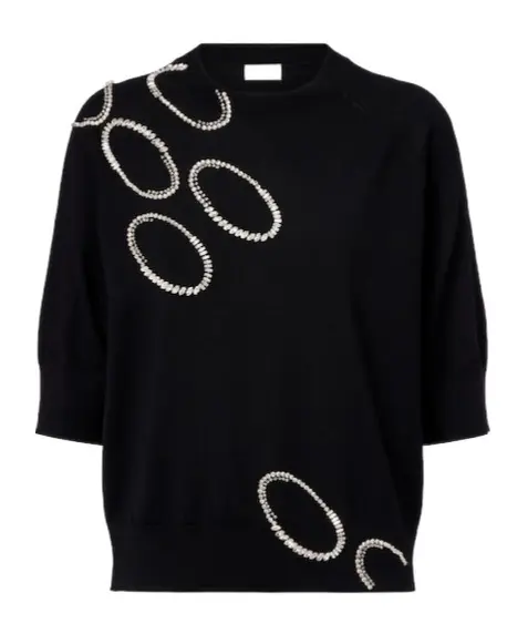 Dries Van Noten Embellished Wool Sweater