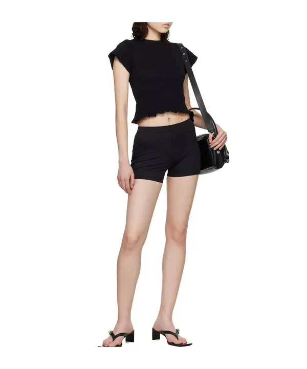 Vetements Logo-embroidered Mini Shorts