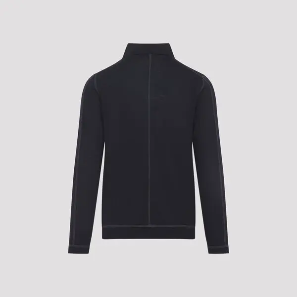 Prada Long-sleeved Wool Polo Sweater - No