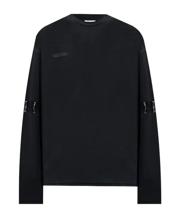Vetements Crew Neck Long-sleeved T-shirt - Black