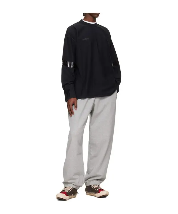Vetements Crew Neck Long Sleeve T-shirt With Appliqué Cuffs