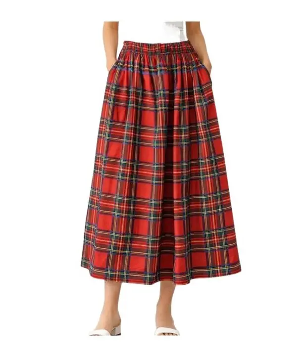 Red Valentino Elastic Waist Midi Skirt