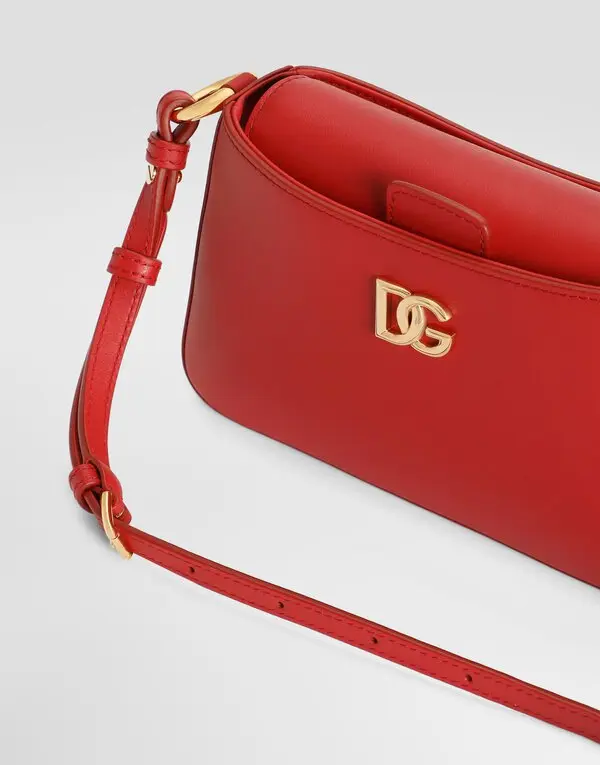 Dolce & Gabbana Logo-embellished Leather Phone Bag