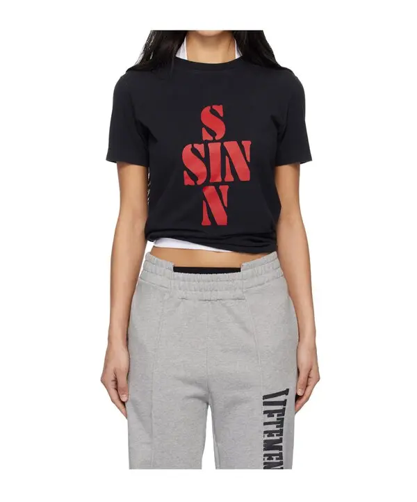 Vetements Sins Fitted T-shirt