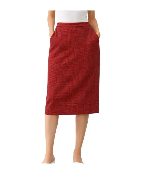 Red Valentino Elastic Waist Midi Skirt